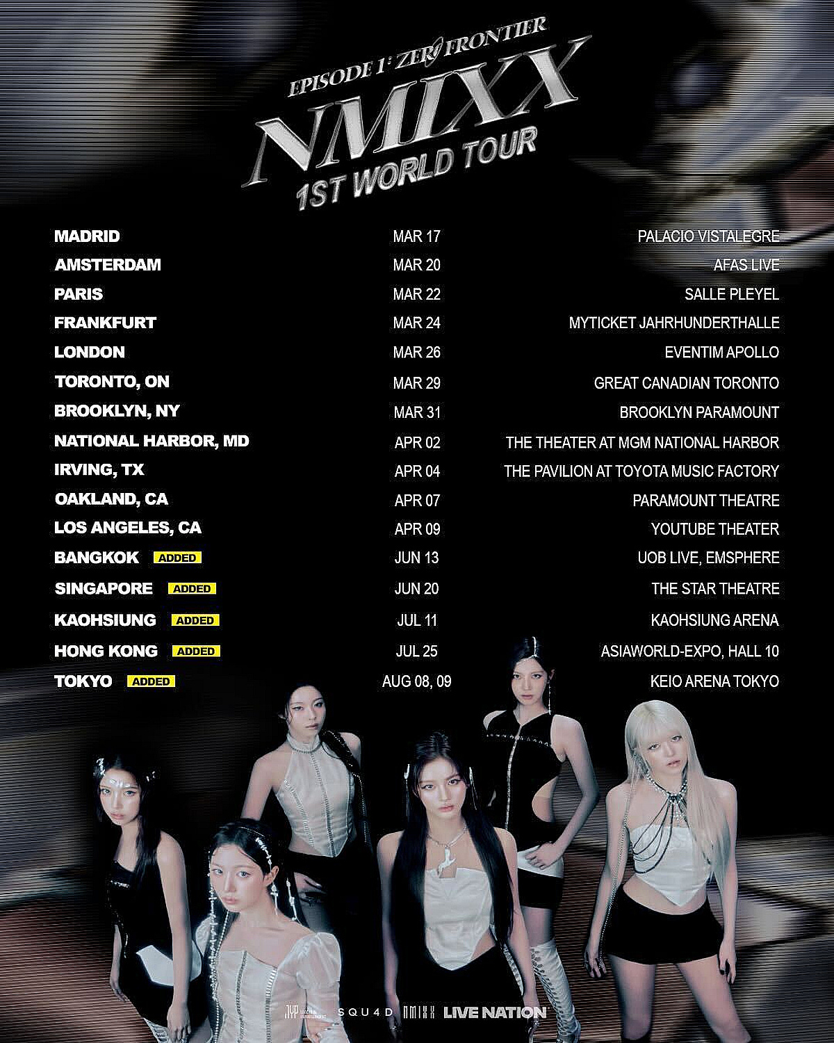 NMIX tổ chức world tour đầu tiên tại 亞 | STARNEWS